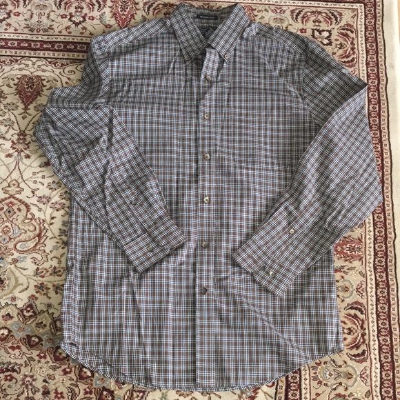 Saddlebred | Shirts | Mens Plaited Button Down Shirt | Poshmark